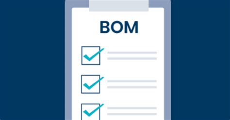 What Is A Bills Of Material BOM Sage Software