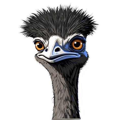 Download Cartoon Emu Png 06252024