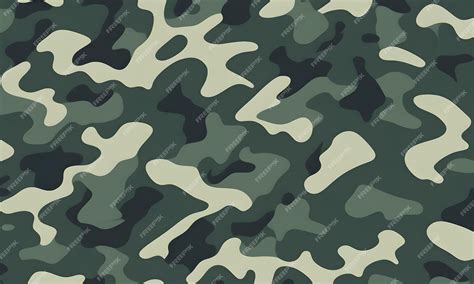 Premium Photo Camouflage Pattern Military Colors Vector Style Camo