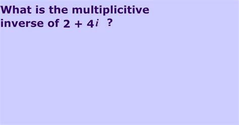 Additive Inverse In Fractions