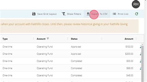 How To Exportimport Online Giving Data For Sk Local Users