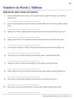 Writing Numbers In Word Form Worksheets Daugherty Wrintrah