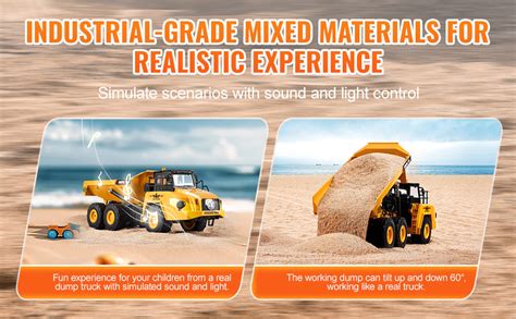 Rc Remote Control Dump Truck Toy Construction Vehicle Toy 11ch 116