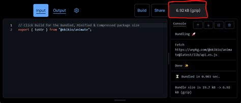 Bundlejs An Online Esbuild Based Bundler And Npm Bundle Size Checker