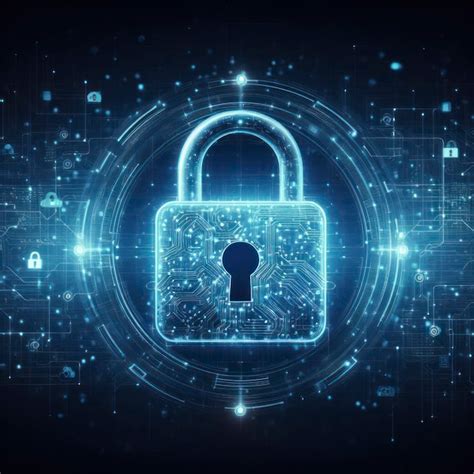 Premium Ai Image Digital Padlock For Computing System Cyber Security