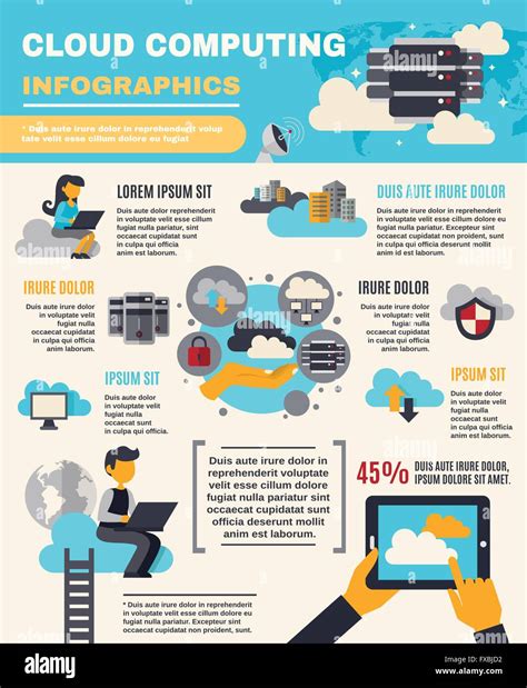 Cloud Computing Infographics Stock Vector Image And Art Alamy