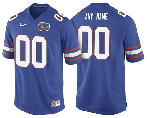 Male Florida Gators Royal Custom College Football Jersey Bluefink