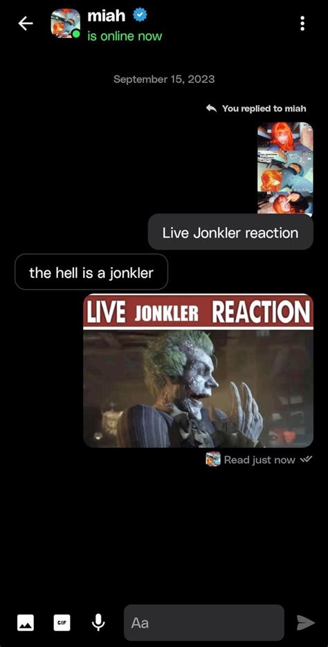 Why Does She Not Know The Jonkler Is She Stupid R Batmanarkham