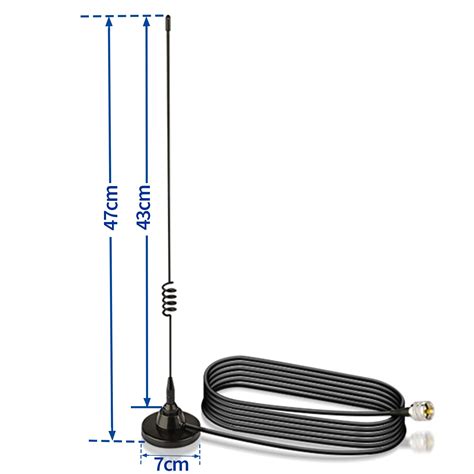 Elevateur Voiture Antenne Pl259 Voiture Antenne Mobile De Voiture