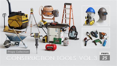 Props Collection Construction Tools Vol3 Iclonescenes And Props