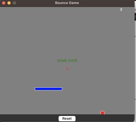 Python Tkinter Bounce Ball Game Restart Stack Overflow