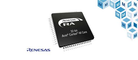 mouser now shipping renesas electronics ra8x1 480mhz arm cortex m85