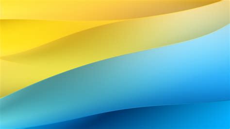 Elegant Blend Of Yellow And Blue A Graceful Gradient Background With A