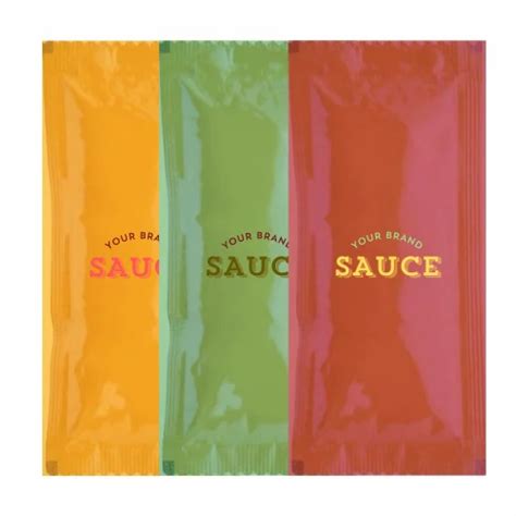 Printed Glossy Sauce Sachets Fda Approved Packaging Size 7gm At Best Price In Mumbai