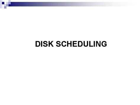 operating system 11 io management and disk scheduling