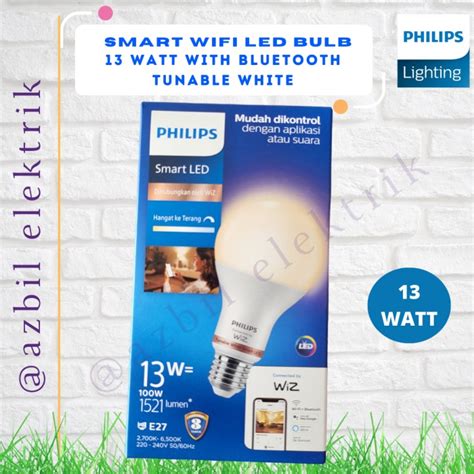 Jual Lampu Philips Smart Wifi Led Watt With Bluetooth Tunable White Kota Tangerang