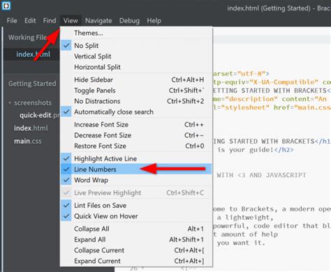 Working With The Brackets Code Editor GameDev Academy