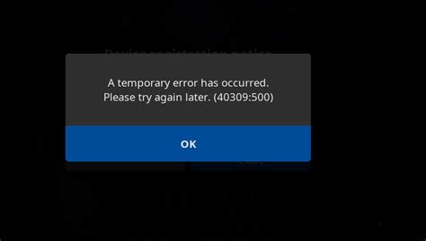 Device Registration A Temporary Error Has Occurred R Throneandliberty