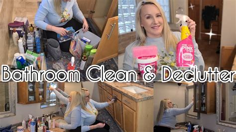 EXTREME CLEAN WITH ME MASTER BATHROOM DECLUTTER ORGANIZATION YouTube