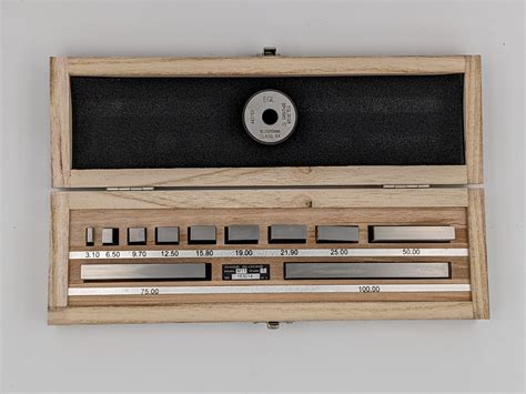 Caliper Check Set Metric Grade 1 Steel 11 Piece With Ukas Engineering Uk