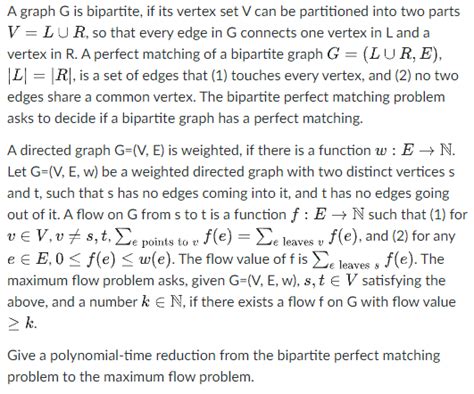 solved a graph g is bipartite if its vertex set v can be