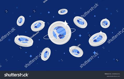Wrapped Luna Token Wluna Coins Falling Stock Vector Royalty Free 2196062231 Shutterstock