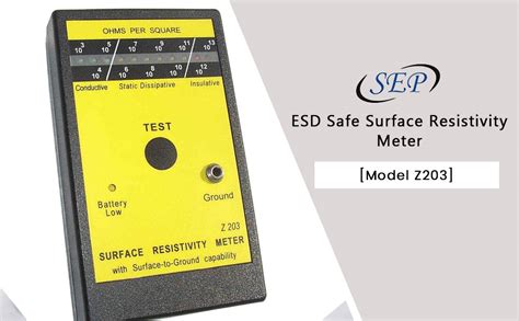 Sky Esd Safe Surface Resistivity Meter Srm Model Z203