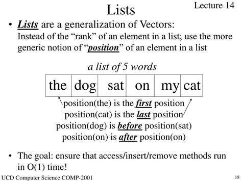 Ppt Vectors Lists And Sequence Stacks Queues Deques Access