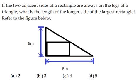 Adjacent Sides Of A Rectangle
