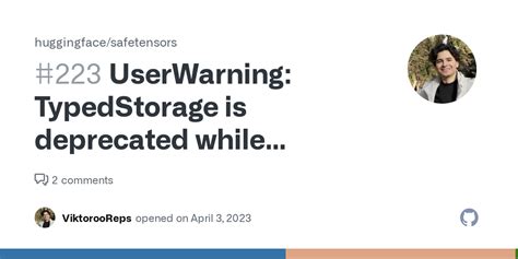 userwarning typedstorage is deprecated while downloading