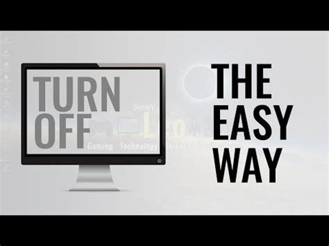 How To Turn Off Your Monitor With A Keyboard Shortcut Turn Ons Keyboard Shortcuts Off Game