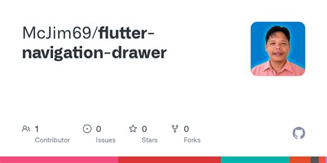 GitHub McJim Flutter Navigation Drawer