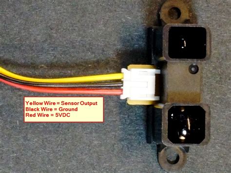 sharp gp2y0a02yk0f ir distance measuring sensor module protosupplies