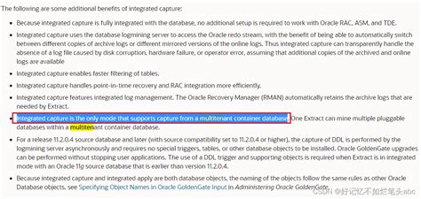 ogg支持oracle adg备库上抽取吗？ error threads is not allowed for integrated