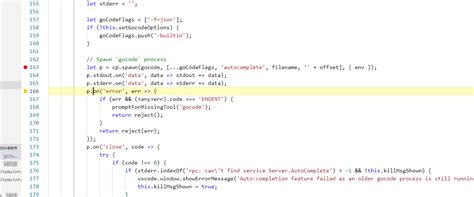 Debugging Auto Completion Feature · Issue 1838 · Microsoftvscode Go · Github