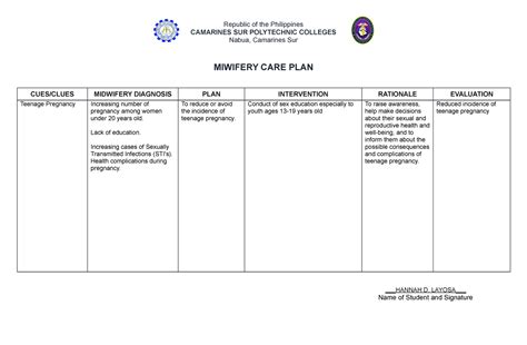 MCP Format Hi Hello Basta Republic Of The Philippines CAMARINES SUR POLYTECHNIC COLLEGES