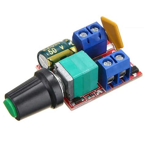 Mini DC DC Motor 5A PWM Max 90W Speed Controller Module 3V 6V 12V 24V 35VDC Speed Regulator