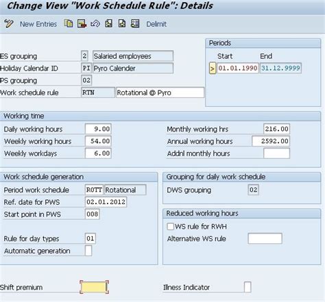 Solved Shift Assignment Sap Community