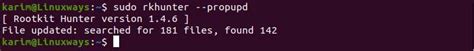 How To Use Rkhunter For Scanning Backdoors Rootkits And Local