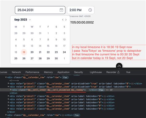 Timezone Property Is Not Taken Into Account When Setting Today Date