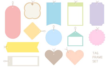 레이블 프레임 집합에 태그지정됩니다 다양한 모양과 다채로운 유형 선물에 대한 스톡 벡터 아트 및 기타 이미지 선물 0명 가격표 Istock