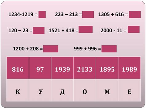 Сложение и вычитание натуральных чисел презентация онлайн