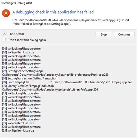 Attempting To Locate FFMPEG Is Broken Issue Audacity Audacity GitHub