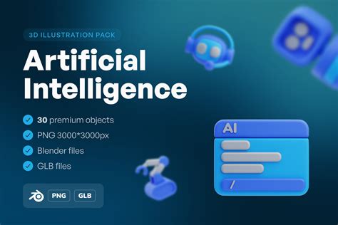 Premium Artificial Intelligence 3d Illustration Pack From Science And Technology 3d Illustrations