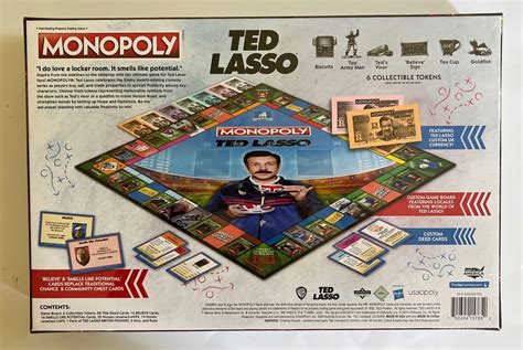 Monopoly Ted Lasso Collectible Board Game New Bg3 Ebay