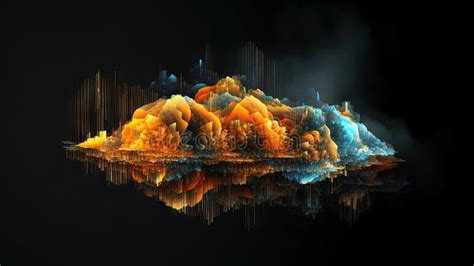 Cloud Shaped Technology Abstraction Connection And Data Storage