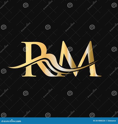 Letter Rm Logo Design Initial Rm Logotype Template For Business And