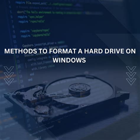 Methods To Format A Hard Drive G Packages
