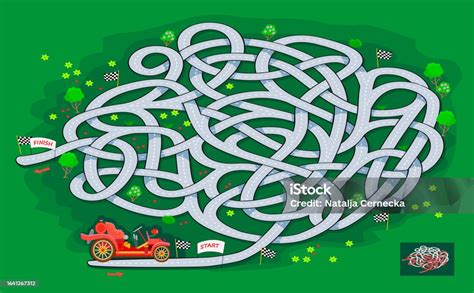 어린이와 성인을 위한 미로가 있는 논리 퍼즐 게임 랠리카가 처음부터 끝까지 길을 찾도록 도와주세요 미로가 있는 아이들의 두뇌 티저 책을 위한 워크시트 온라인 플레이 플랫