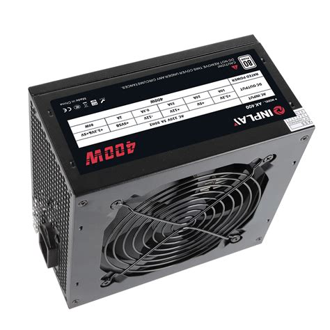 Inplay 400w Atx Psu 80 Efficiency Rated 400w Long Wire Psu For Desktop
